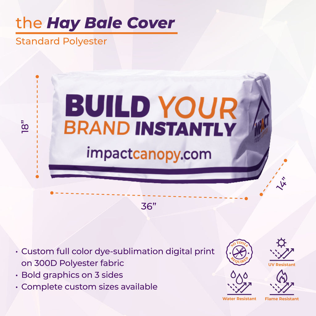 Custom Hay Bale Cover – Impact Canopies USA