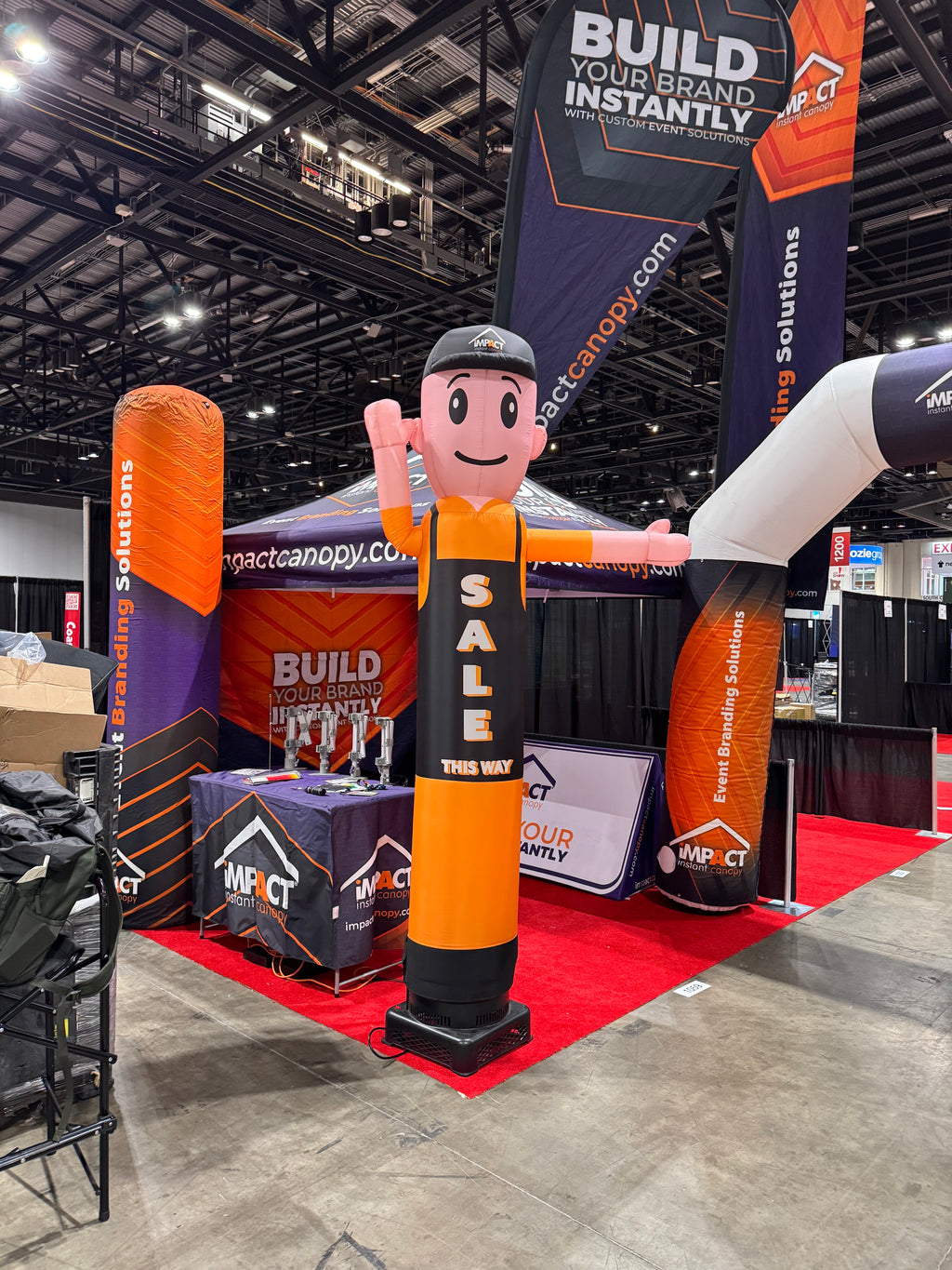 Custom Printed Waving Tube Man – Impact Canopies USA