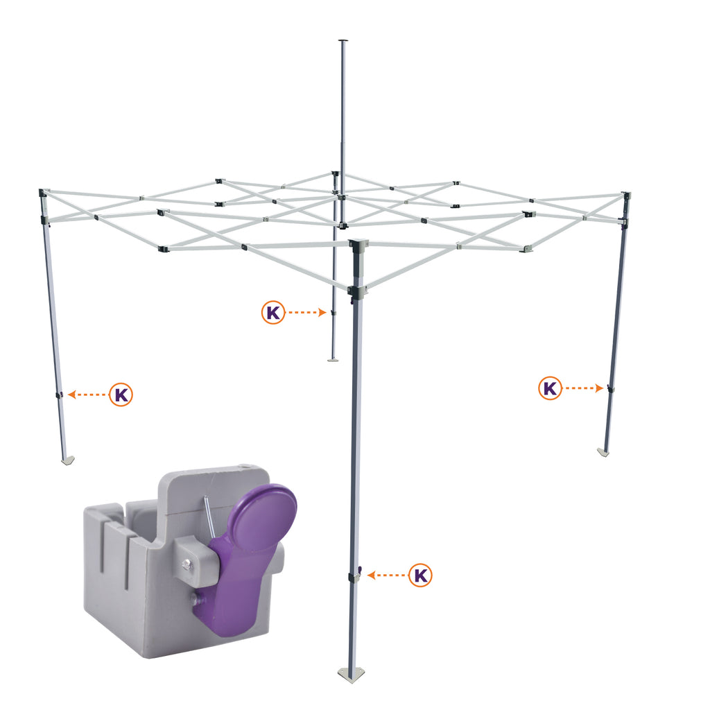 DS Part K. | Inner Leg Height Adjuster – Impact Canopies USA
