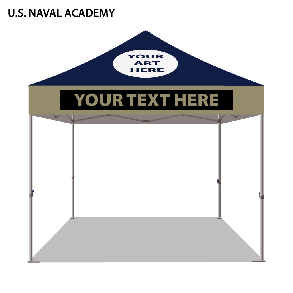 U.S. Naval Academy (Navy) Colored 10x10 – Impact Canopies USA