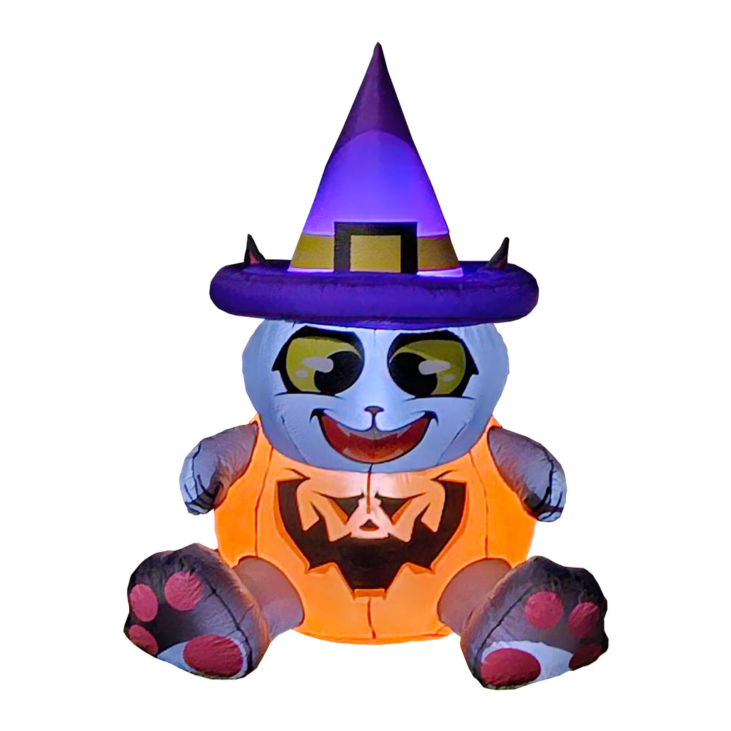 Halloween Inflatable - WITCHY PUMPKIN CAT – Impact Canopies USA