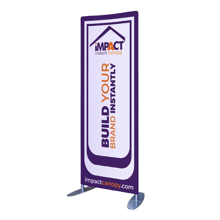 Custom Printed Deluxe Media Wall Sign – Impact Canopies USA
