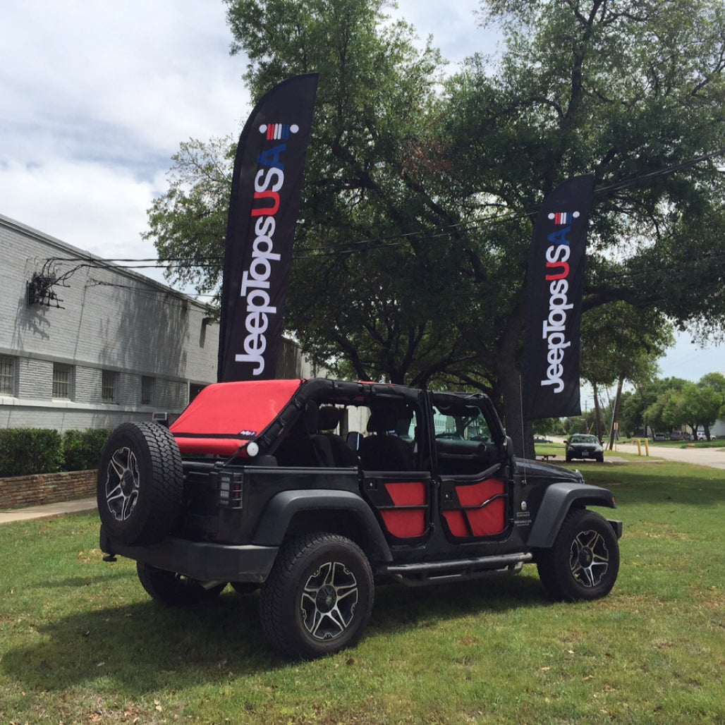 Custom Printed Grande Wing Flag (14.5') – Impact Canopies USA