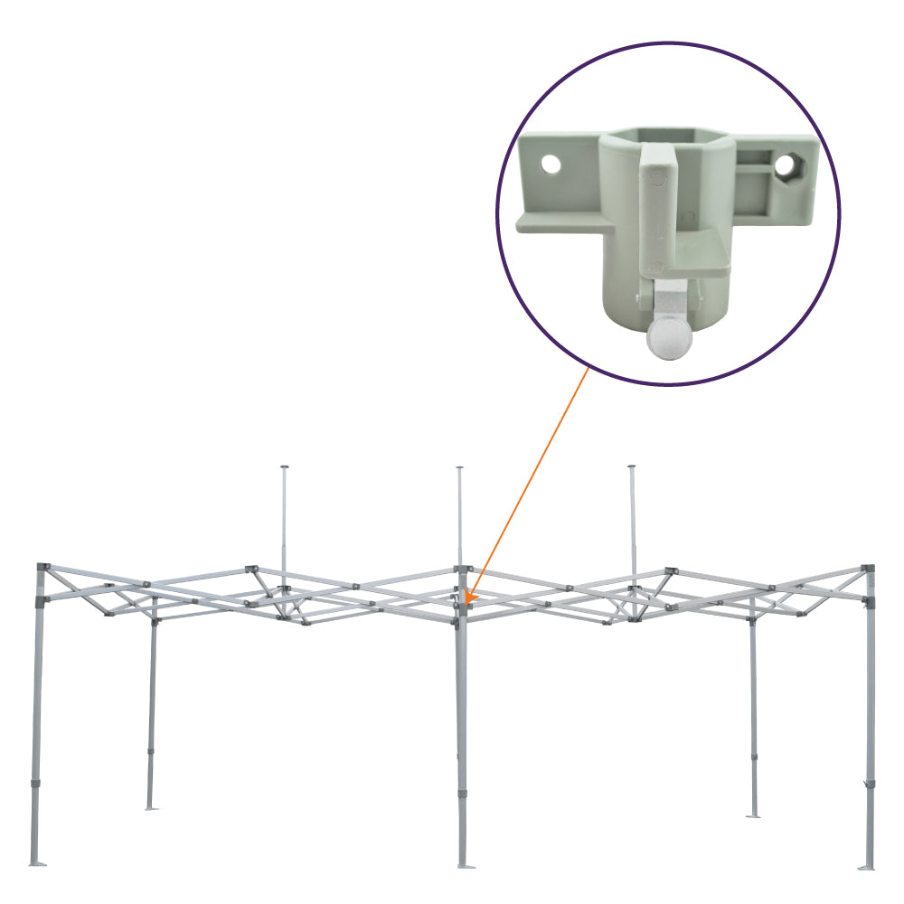 M Series (TM) Frame (10x20) 3-Way Middle Outer Leg Slider Bracket, Rep ...