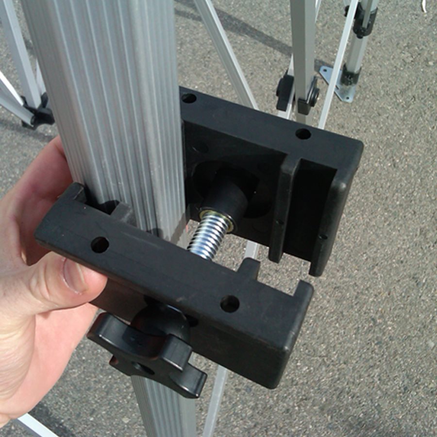 Flag / Banner Pole Bracket for Pop up Canopy Tent Leg – Impact Canopies USA